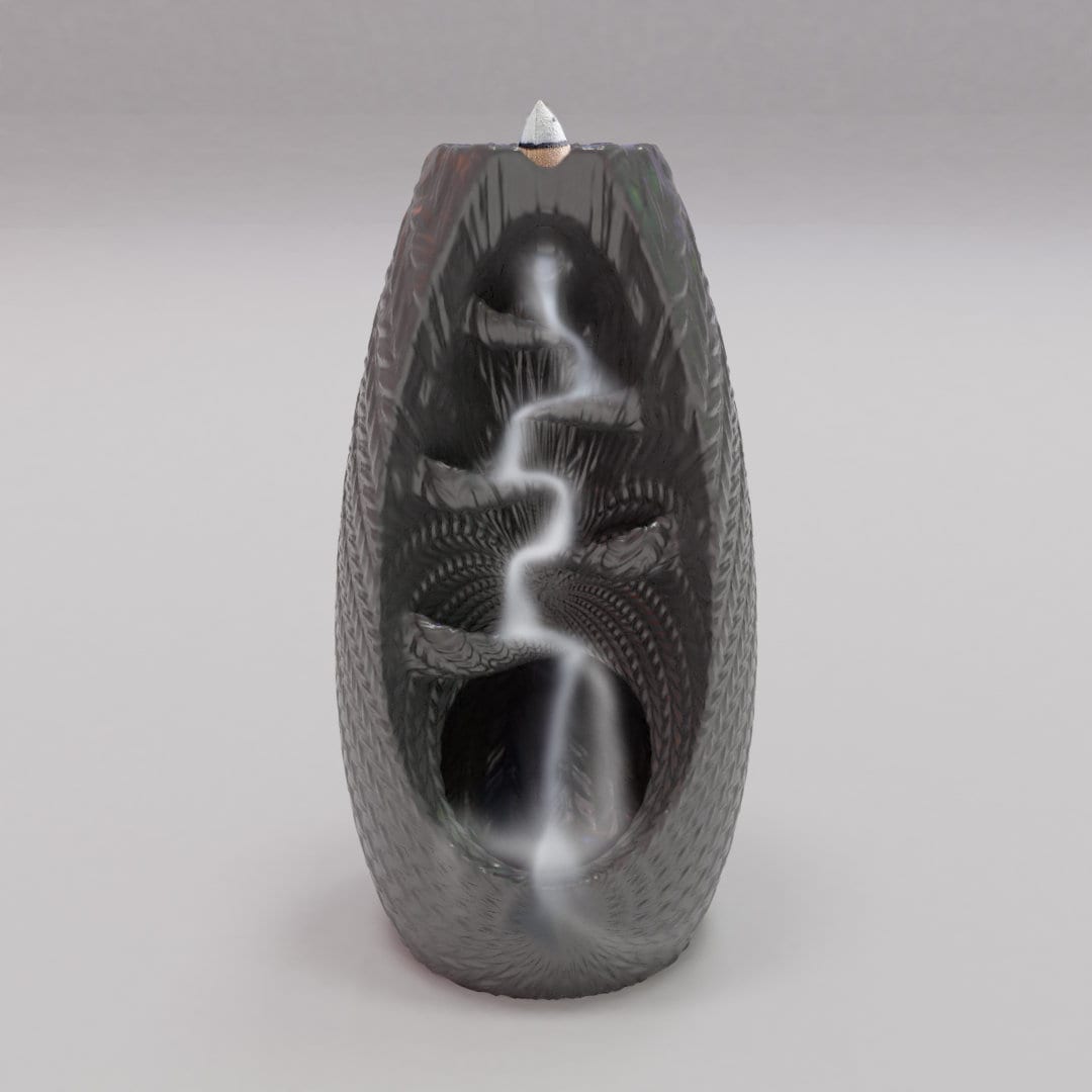 Backflow Incense Burner Waterfall @ 3D Printable Digital Instant ...