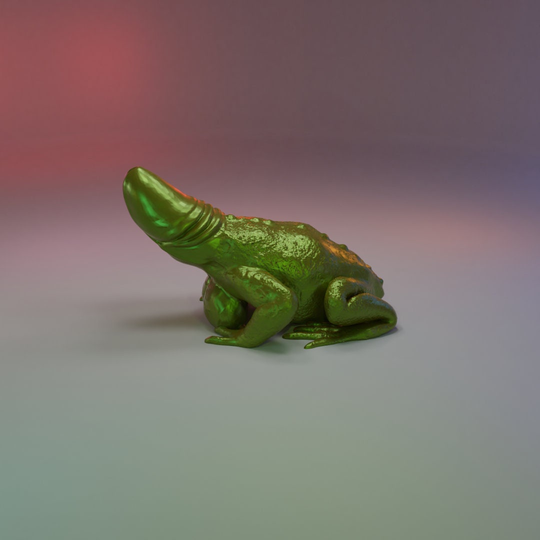Dick Frog @ 3D Printable Digital Instant Download Only STL File (18 ...