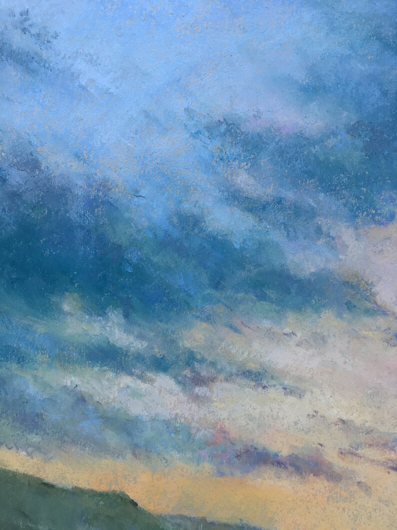 Sea Sunset. Pastel. - Etsy