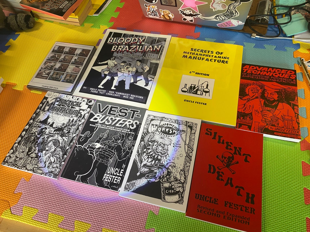 Uncle Fester Clandestine Underground Drug Books & DVD Crank - Etsy