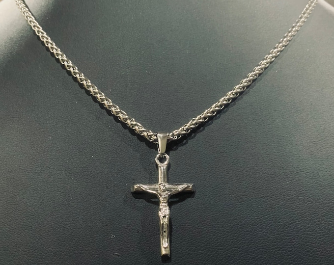 St Benedict Crucifix Sterling Silver Ideal First Holy Communion, RCIA ...