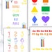 Kids Rainbow Printable Wall Art for Playroom Bedroom or Classroom With ...