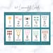 Number Wall Cards 1-10 Counting Picture Wall Posters for Classroom ...