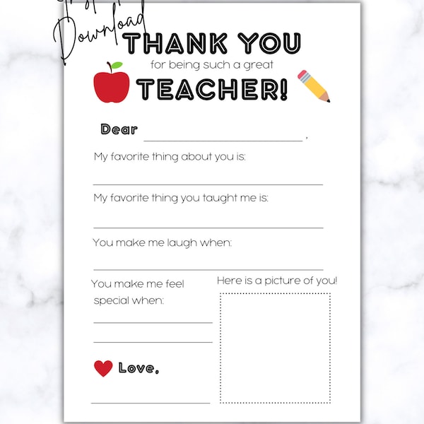 Teacher Printables - Etsy