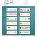 Number Wall Cards 1-10 Counting Picture Wall Posters for Classroom ...