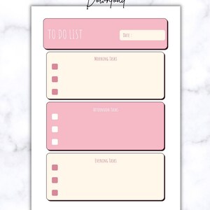 Daily and Weekly Planner / Journal Printable PDF - Etsy