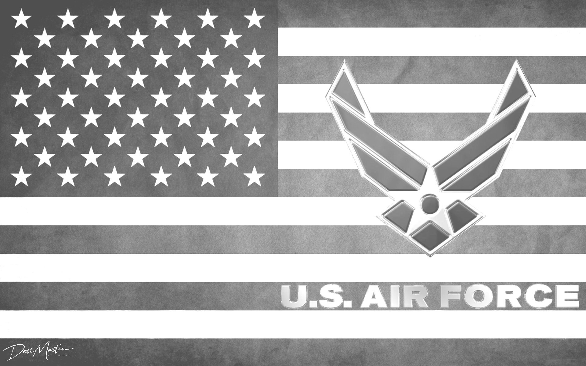 American Flag With US Air Force Logo - Etsy