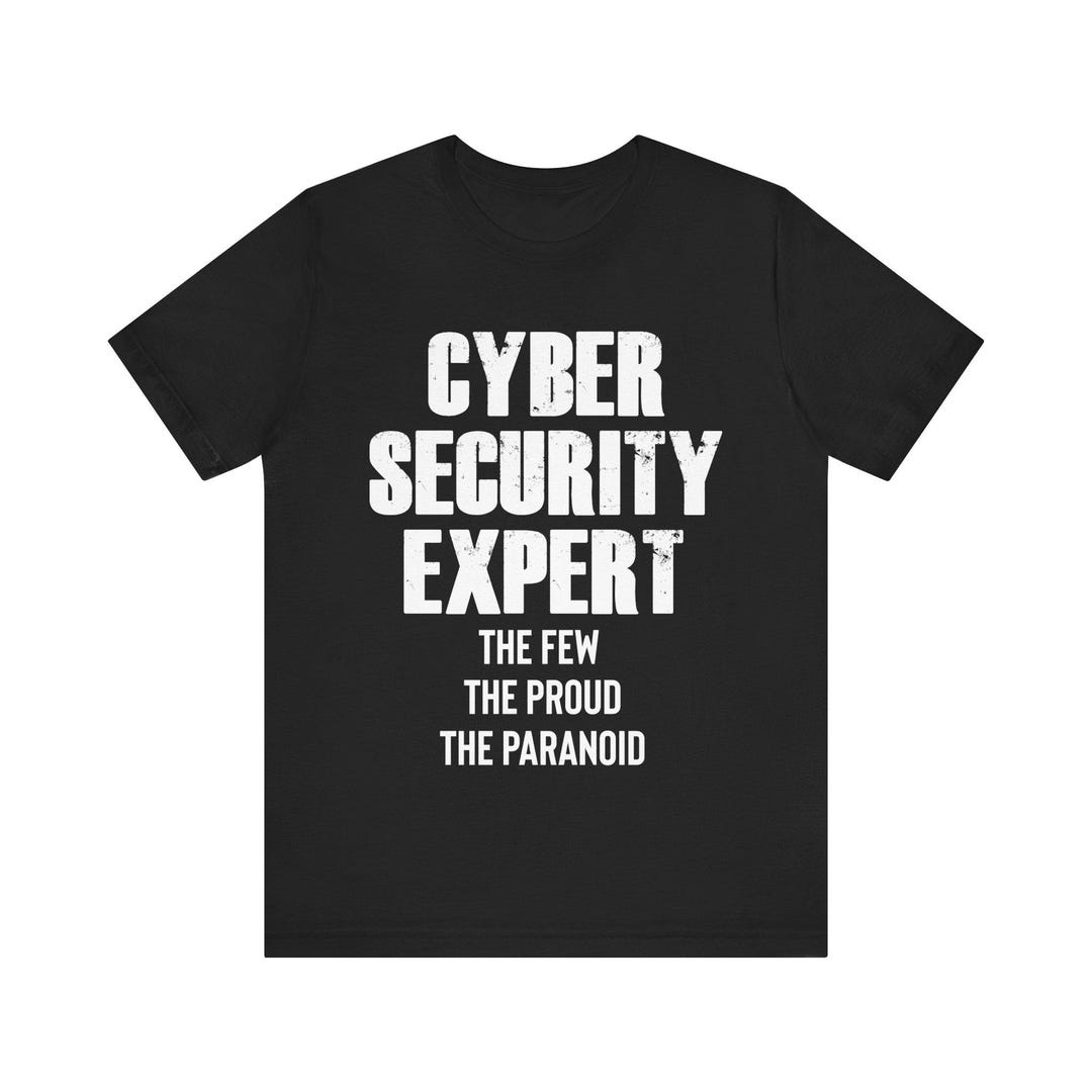 Cyber Security Expert Short Sleeve Tee, Technician T-shirt, Tech T ...
