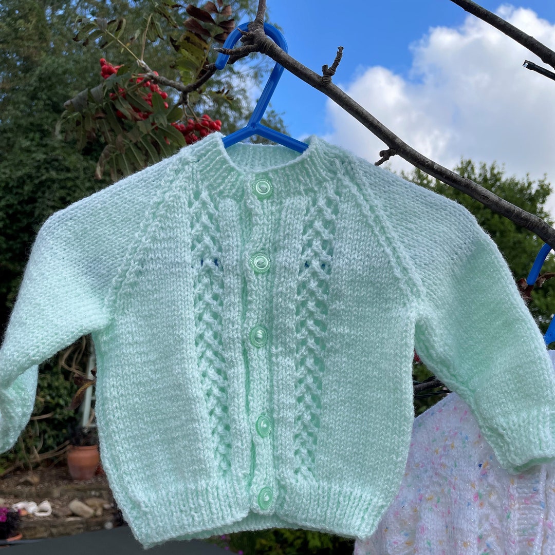 Baby Cardigan Hand Knitted Baby Cardigan Hand Knitted Baby - Etsy