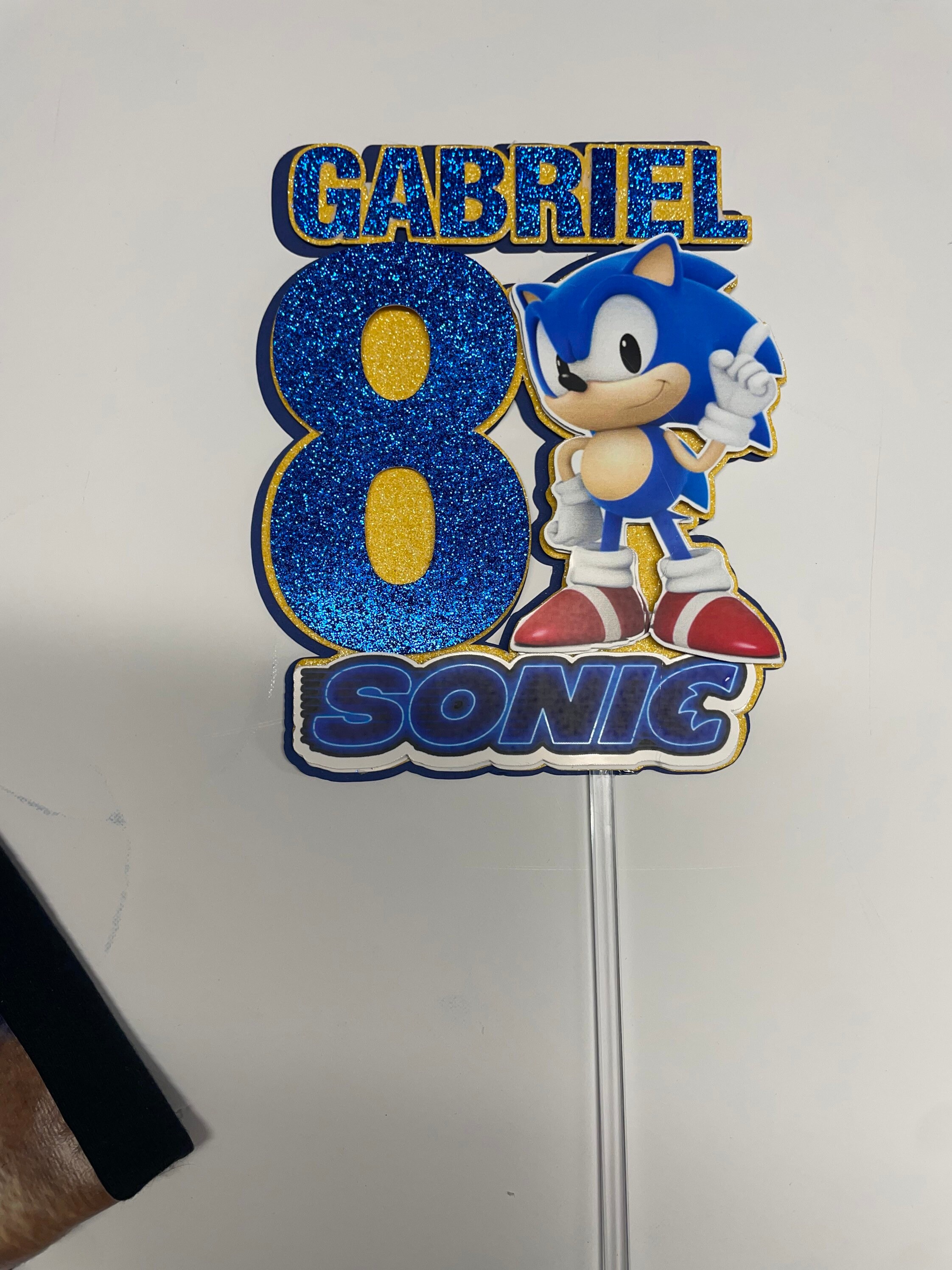 Sonic Caketopper - Etsy