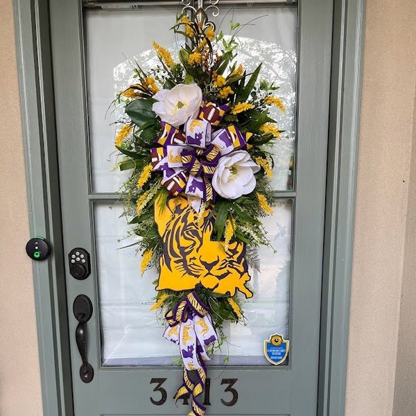 Lsu Wreath - Etsy