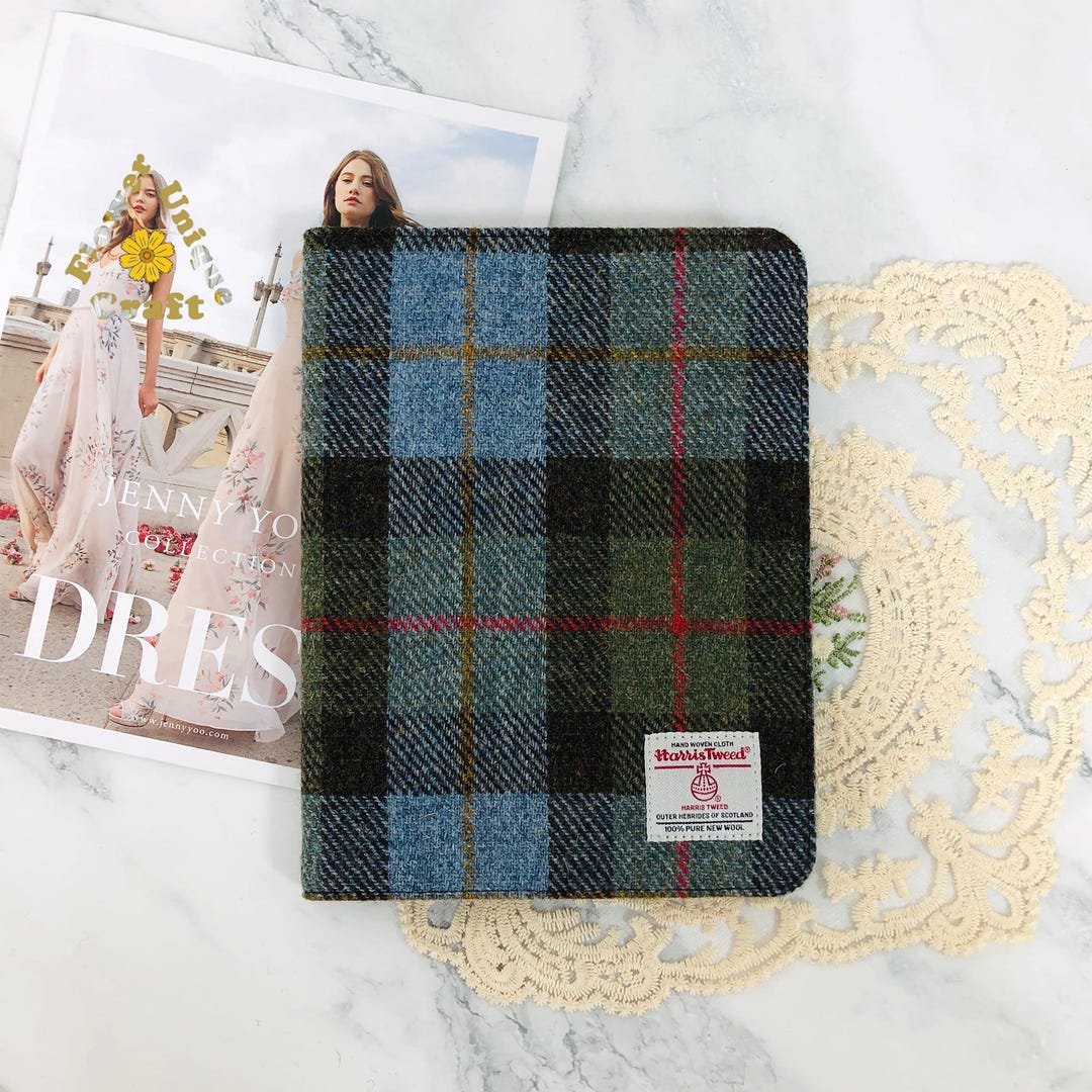 Embroidered Fabric iPad Case Made From Harris Tweed 32 Patterns Cloth ...