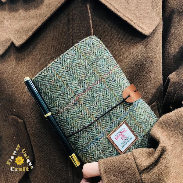 Tweed A5 Book Cover - Etsy