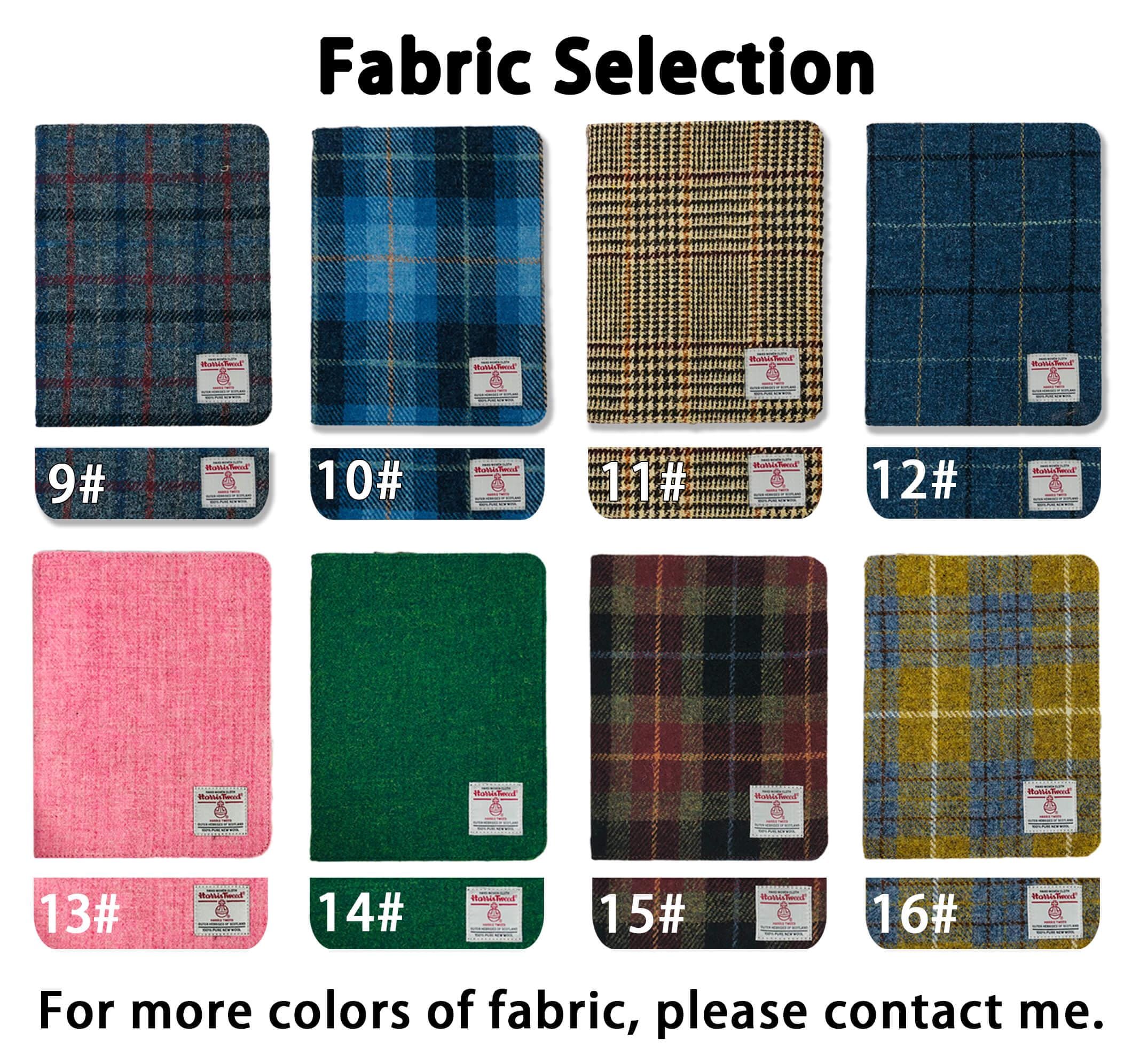Wool Harris Tweed Cloth iPad Case 32 Patterns to Choose From for iPad ...