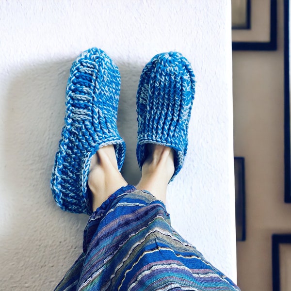 Denim Slippers - Etsy
