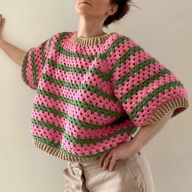 Hand Crochet Sweater - Etsy
