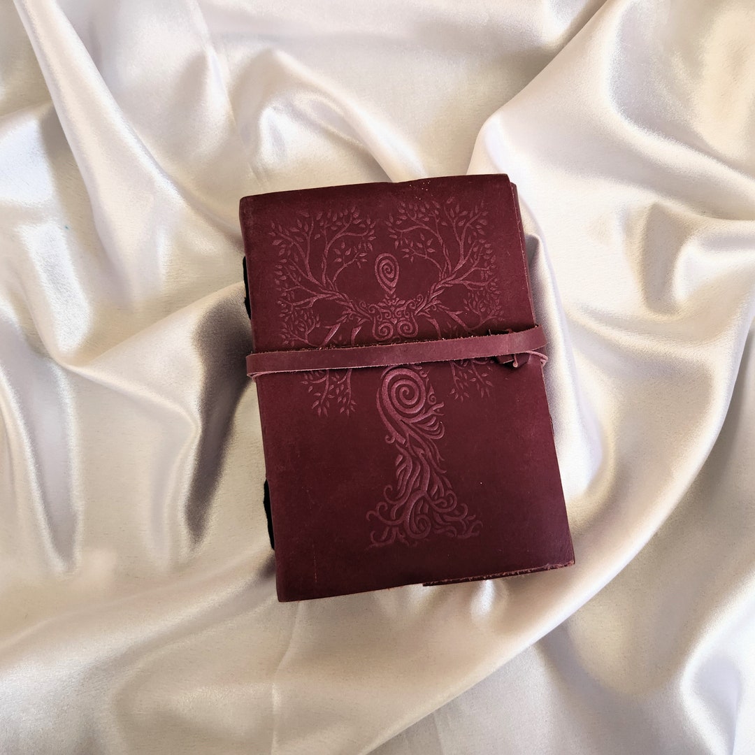 Mother of Earth Embossed Leather Journal, Notebook, Dream Journal ...