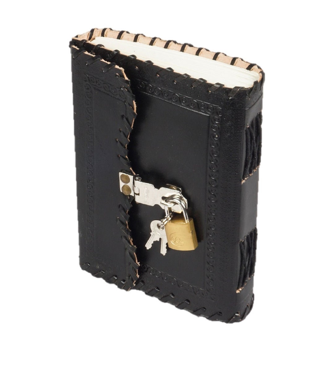 Leather Journal Lock and Key Leather Dairy, Notebook, Sketchbook, Dream ...