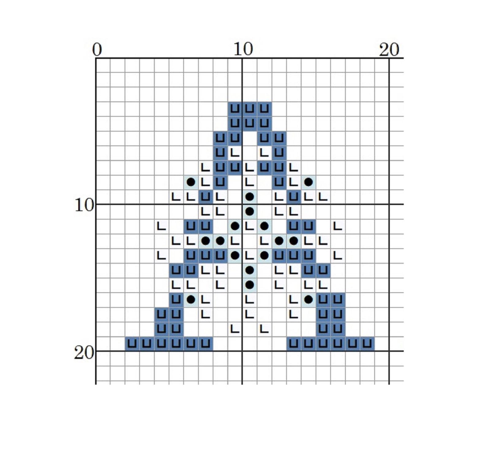 Monogram Fonts Cross Stitch Pattern, Christmas Alphabet, Cross Stitch ...