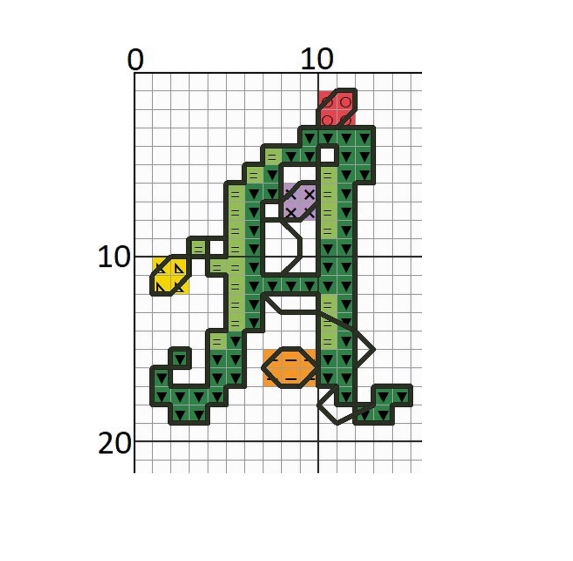 Christmas Alphabet Cross Stitch Pattern Christmas Monogram - Etsy