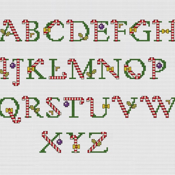 Crossstitch Monogram - Etsy