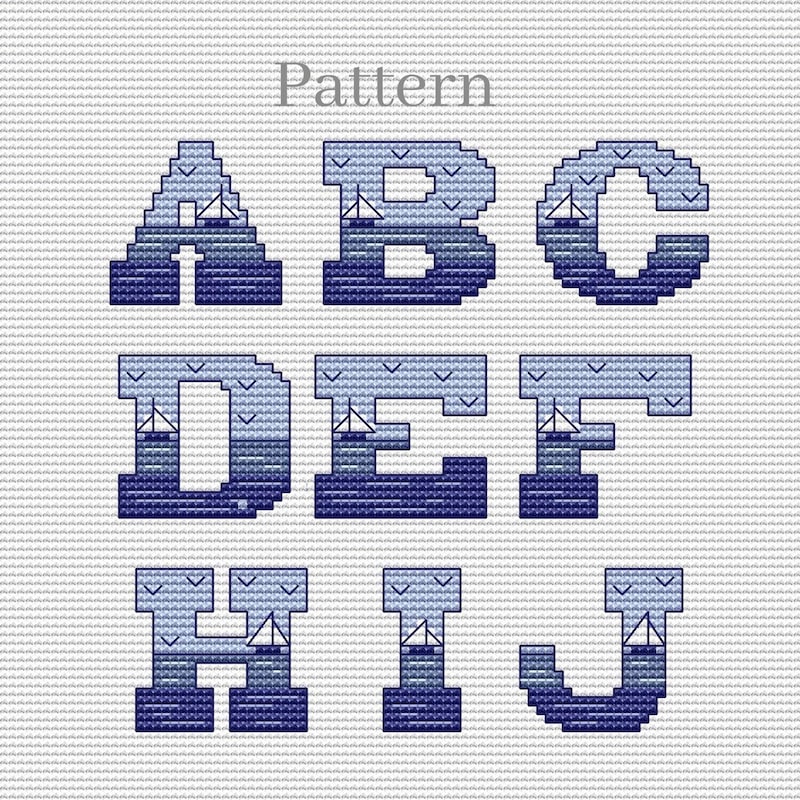 Nautical Alphabet - Etsy