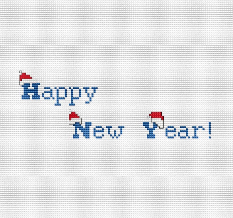 Christmas Alphabet Chart Cross Stitch Pattern With Blue Monogram ...