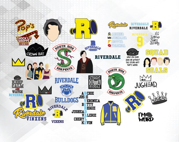 Riverdale SVG Bundle Files, Southside Serpents SVG, Jughead Jones Wuz ...