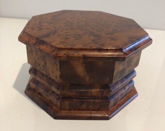 Octagonal Wood Box - Etsy