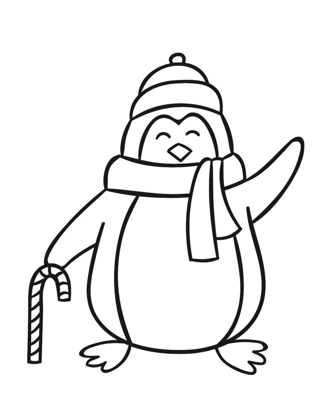 CHRISTMAS COLORING - 20 Pages, Santa, Reindeer, Gingerbread Man, Elf ...