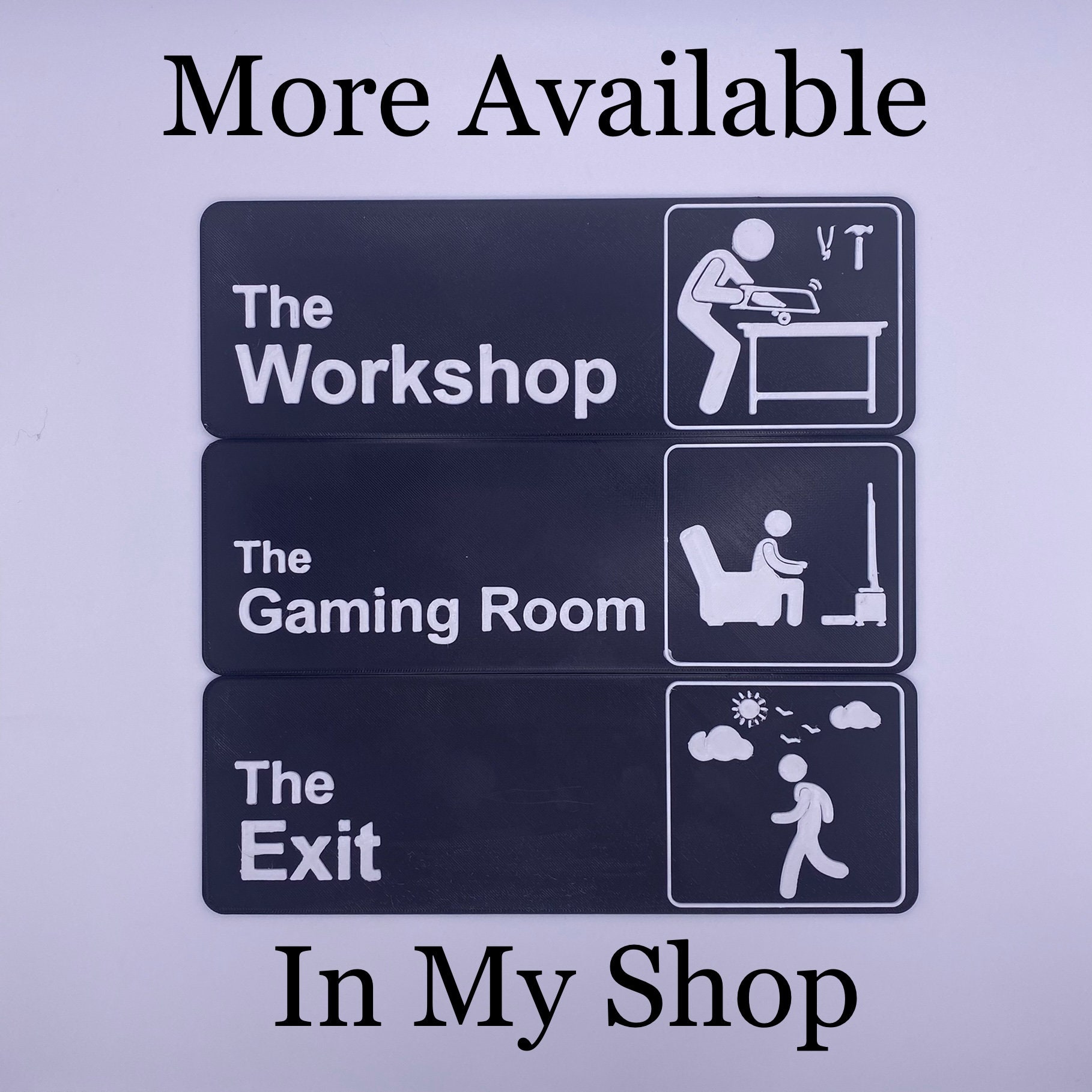 The Exit Sign 3D Printed | Office Theme Sign | the Exit Plaque - Etsy
