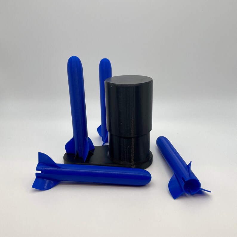 Desktop Stomp Rocket 3D Printed Toys - Etsy