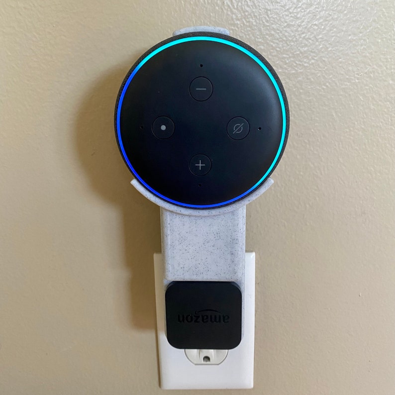 Amazon Echo Dot Gen 3 Power Outlet Mount 3D Printed - Etsy