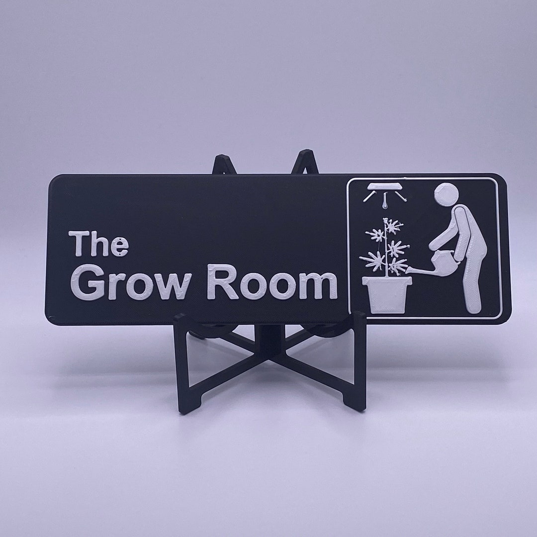 The Grow Room 3D Printed | Office Theme Sign | the Grow Room Plaque - Etsy