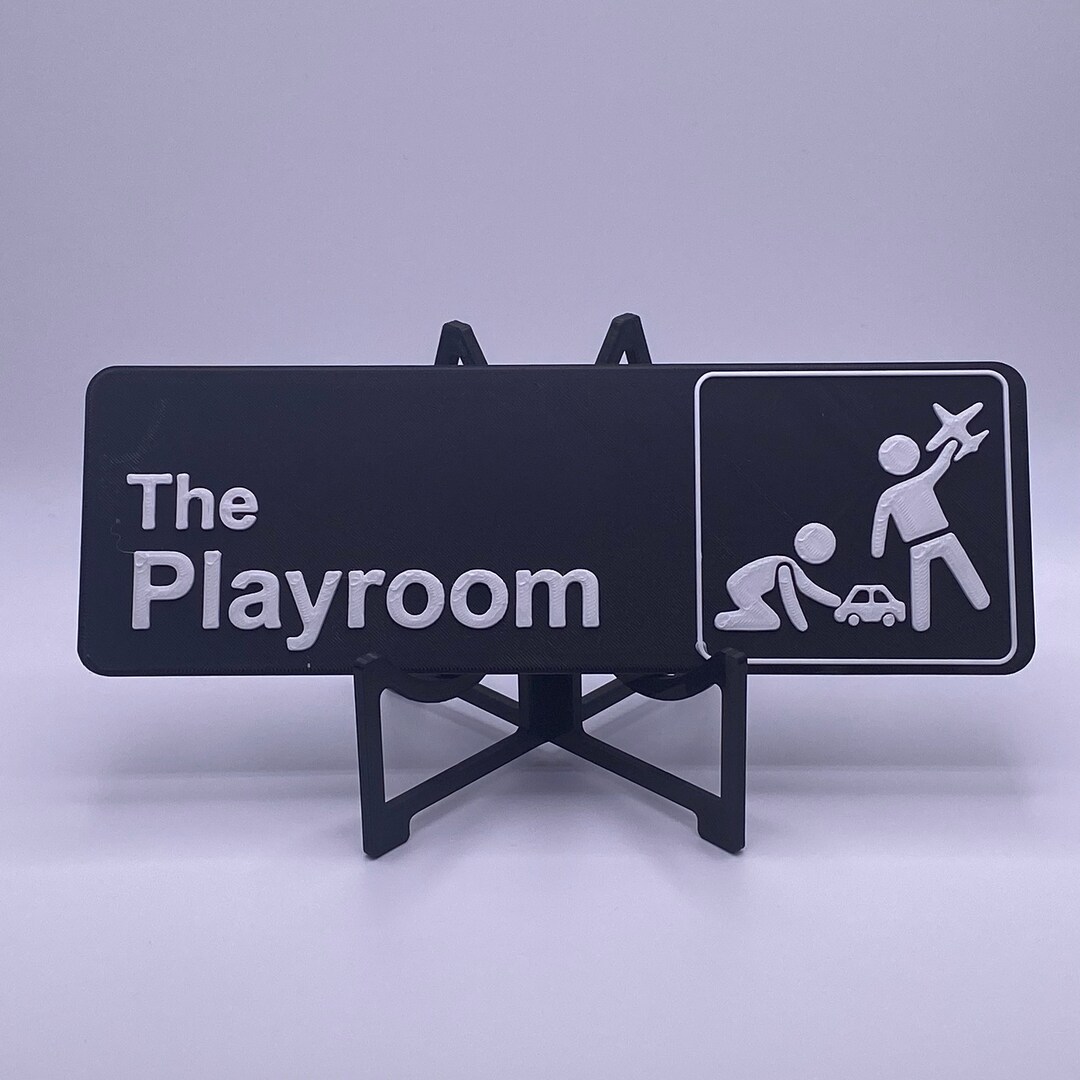 The Play Room Sign 3D Printed | Office Theme Sign | the Play Room ...
