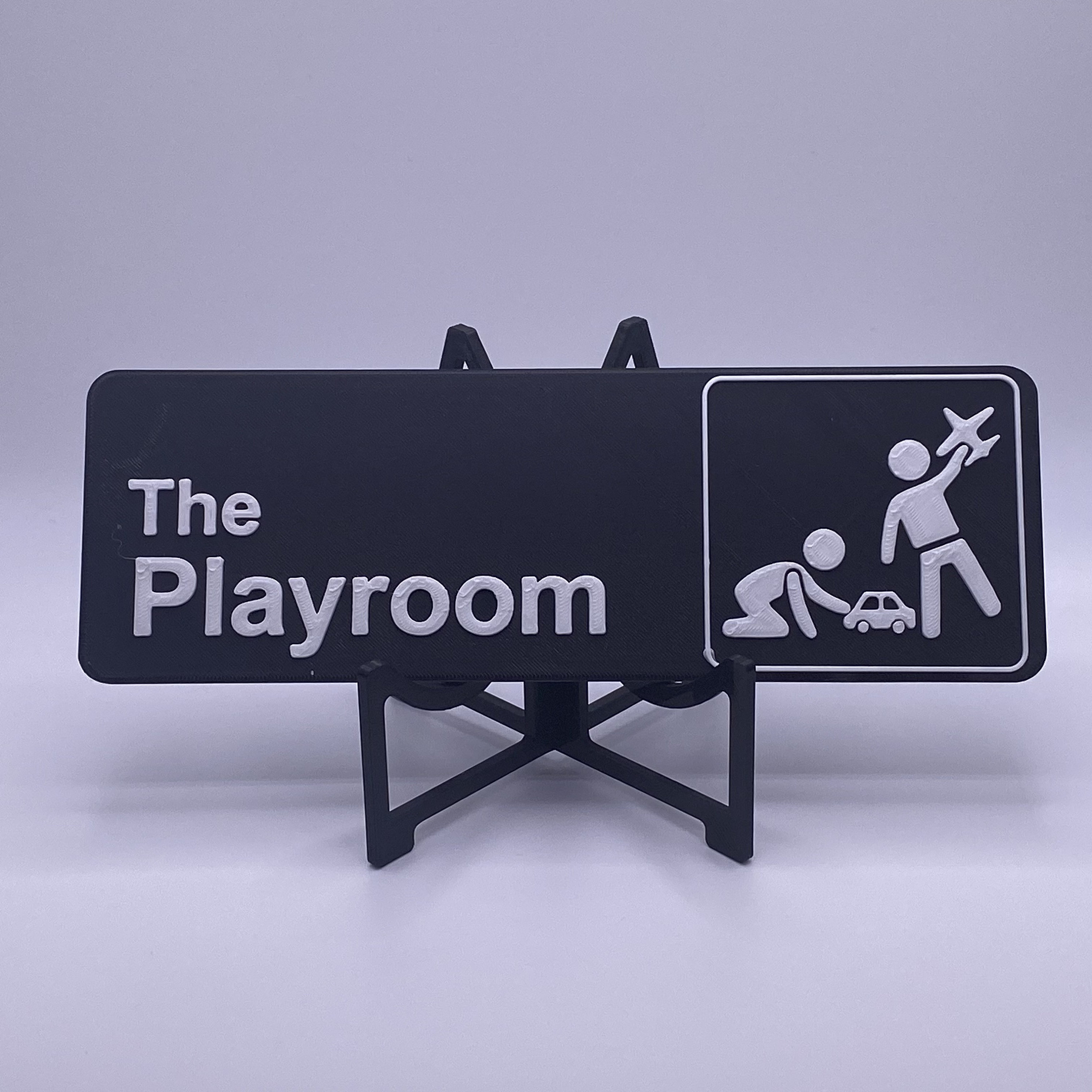 The Play Room Sign 3D Printed Office Theme Sign the Play Room Plaque - Etsy