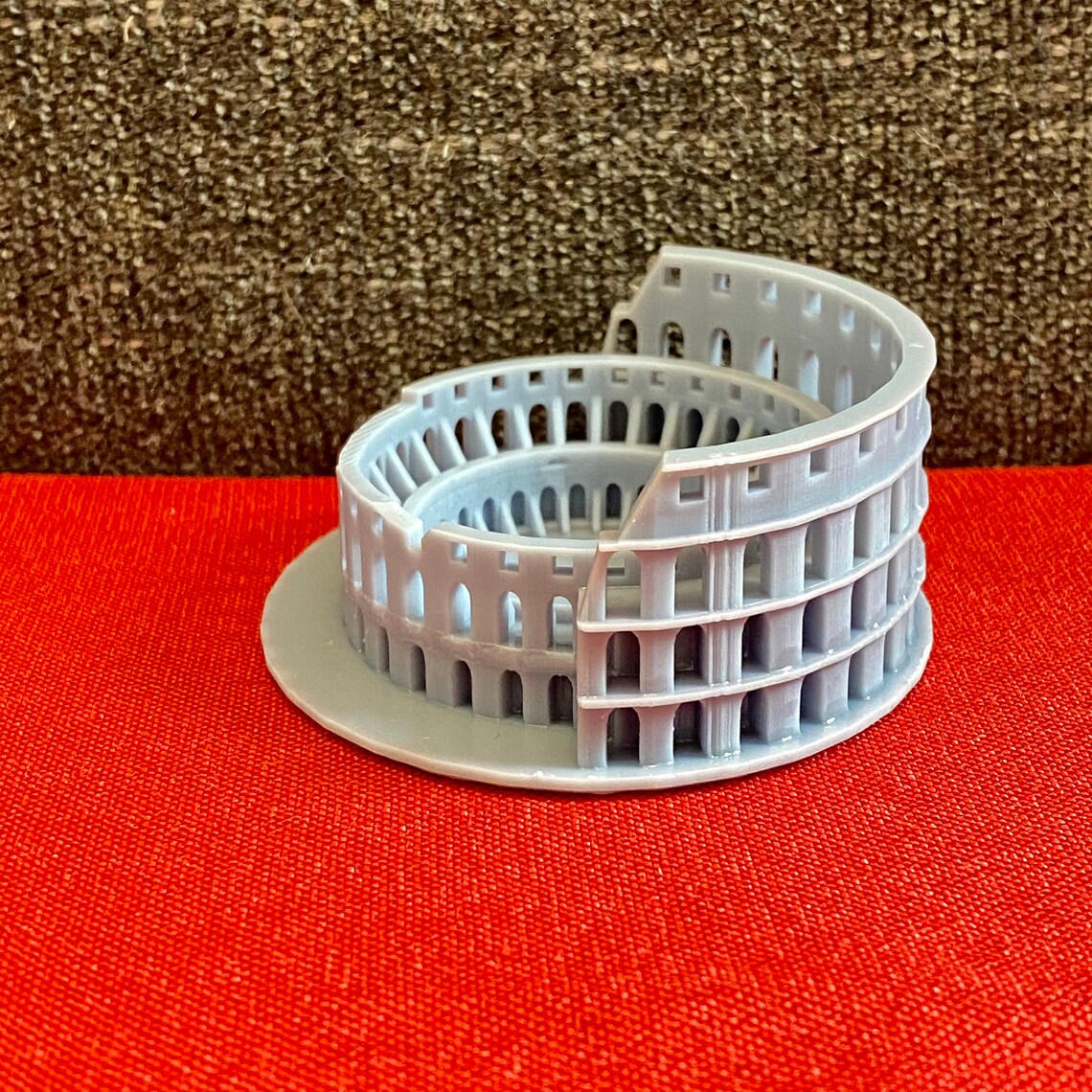Mini Colosseum Replica 3D Printed | Etsy
