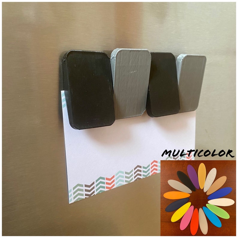 Refrigerator Magnets Set of 4 Flip Magnet 3D Printed - Etsy