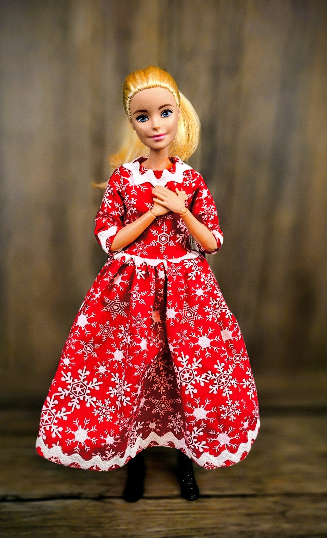 Christmas Fashion Doll Dress - Etsy