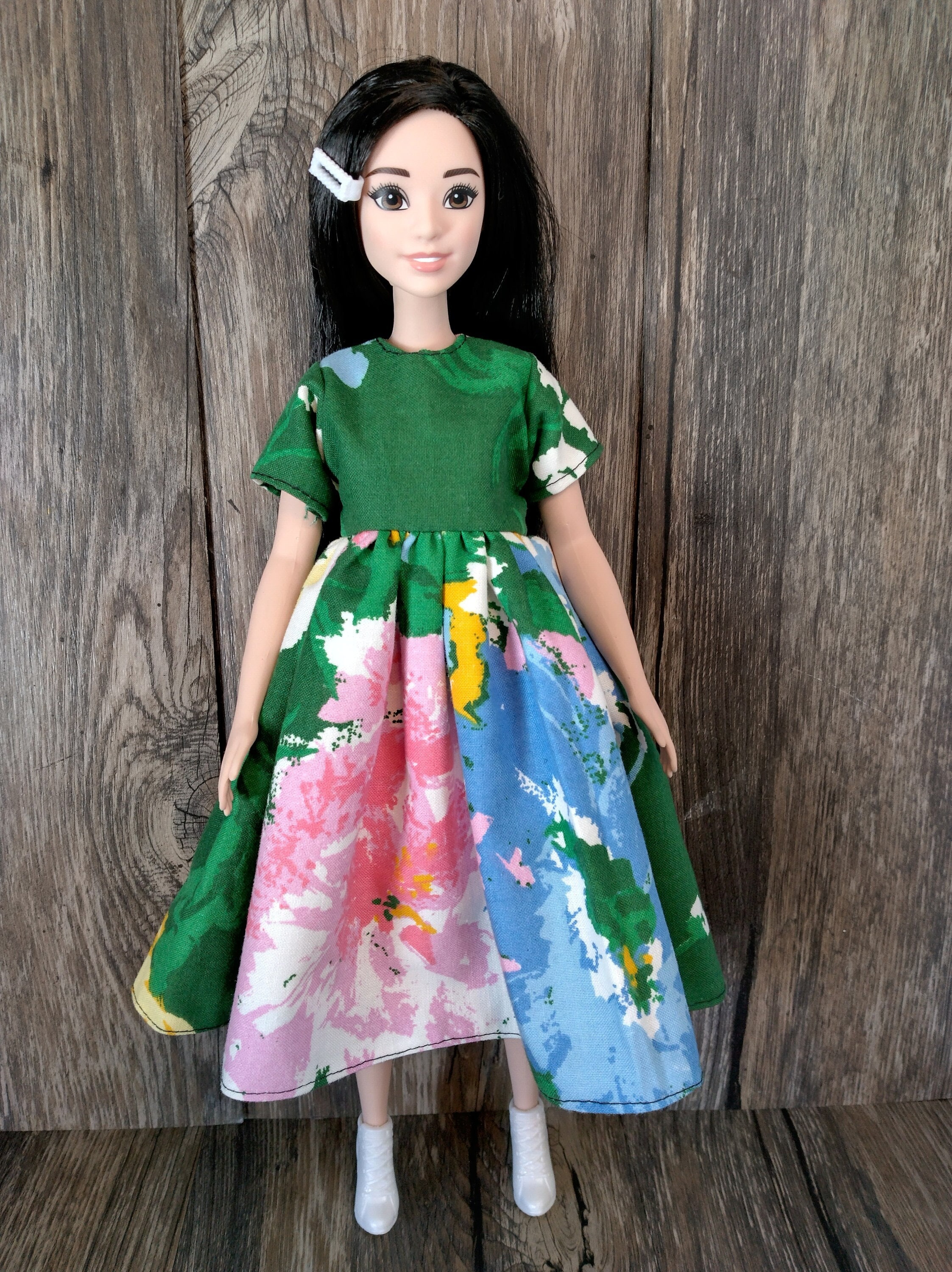 Green 13 Inch Fashion Doll Dress - Etsy