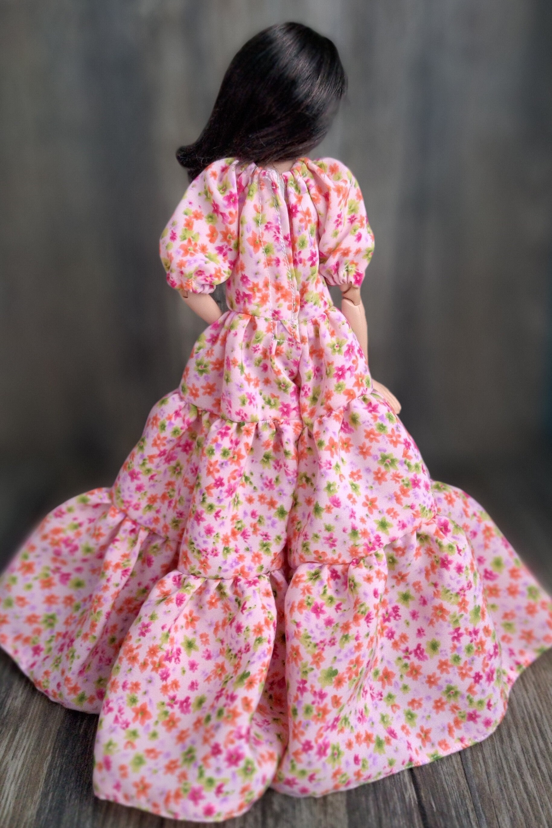 Beautiful Flowing Spring Barbie Doll Dress - Etsy