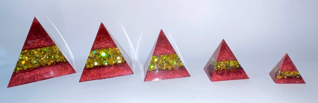 Resin Egyptian Pyramids Set of 5 - Etsy
