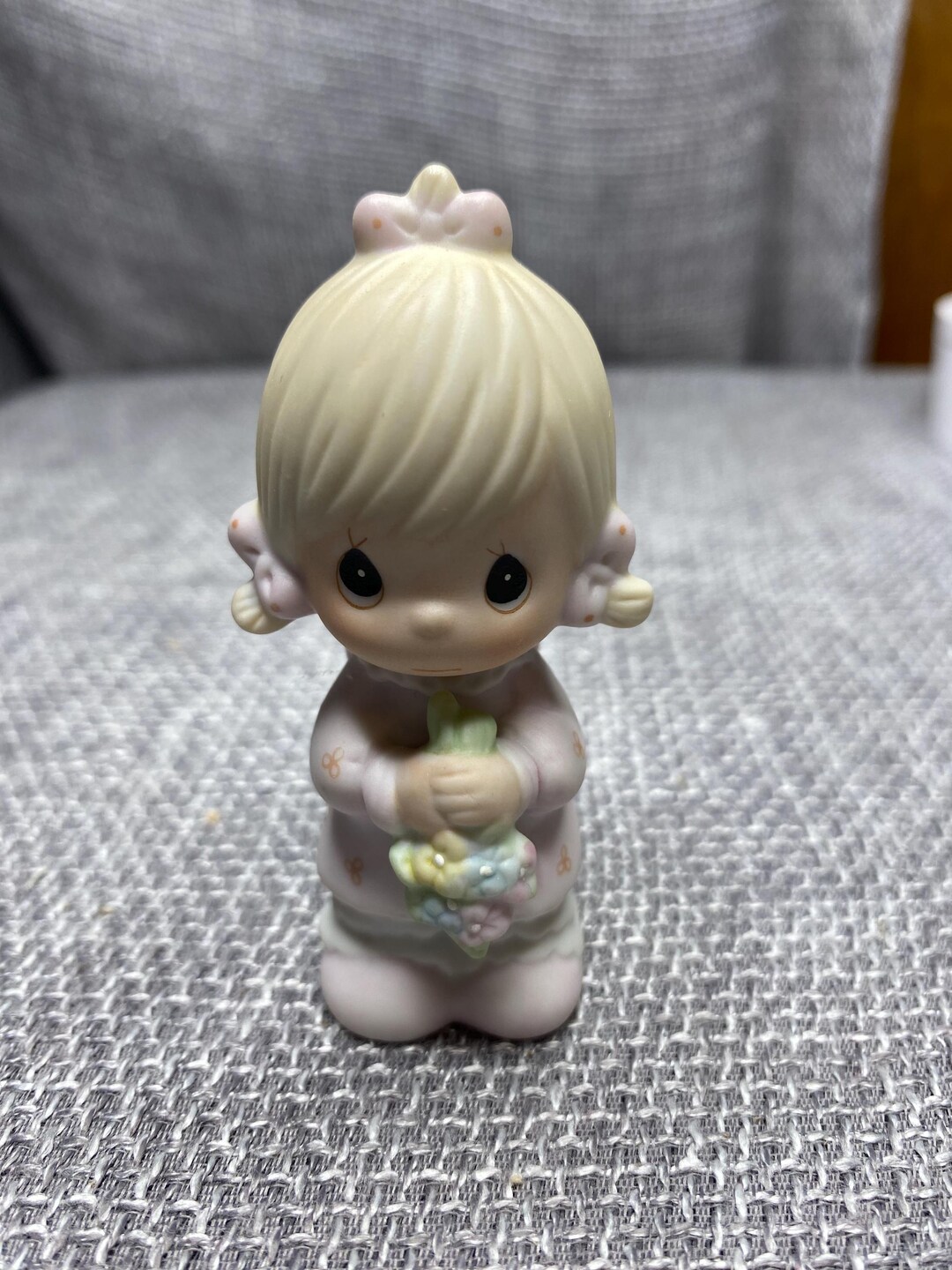 Vintage Precious Moments flower Girl by Enesco retired 1983 - Etsy