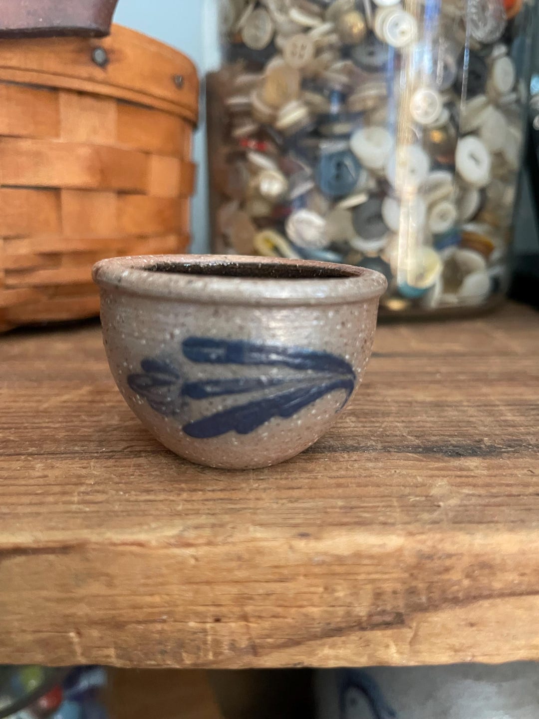 Vintage Rowe Pottery Works 1990 Miniature 1/4 Scale Mixing Bowl - Salt ...