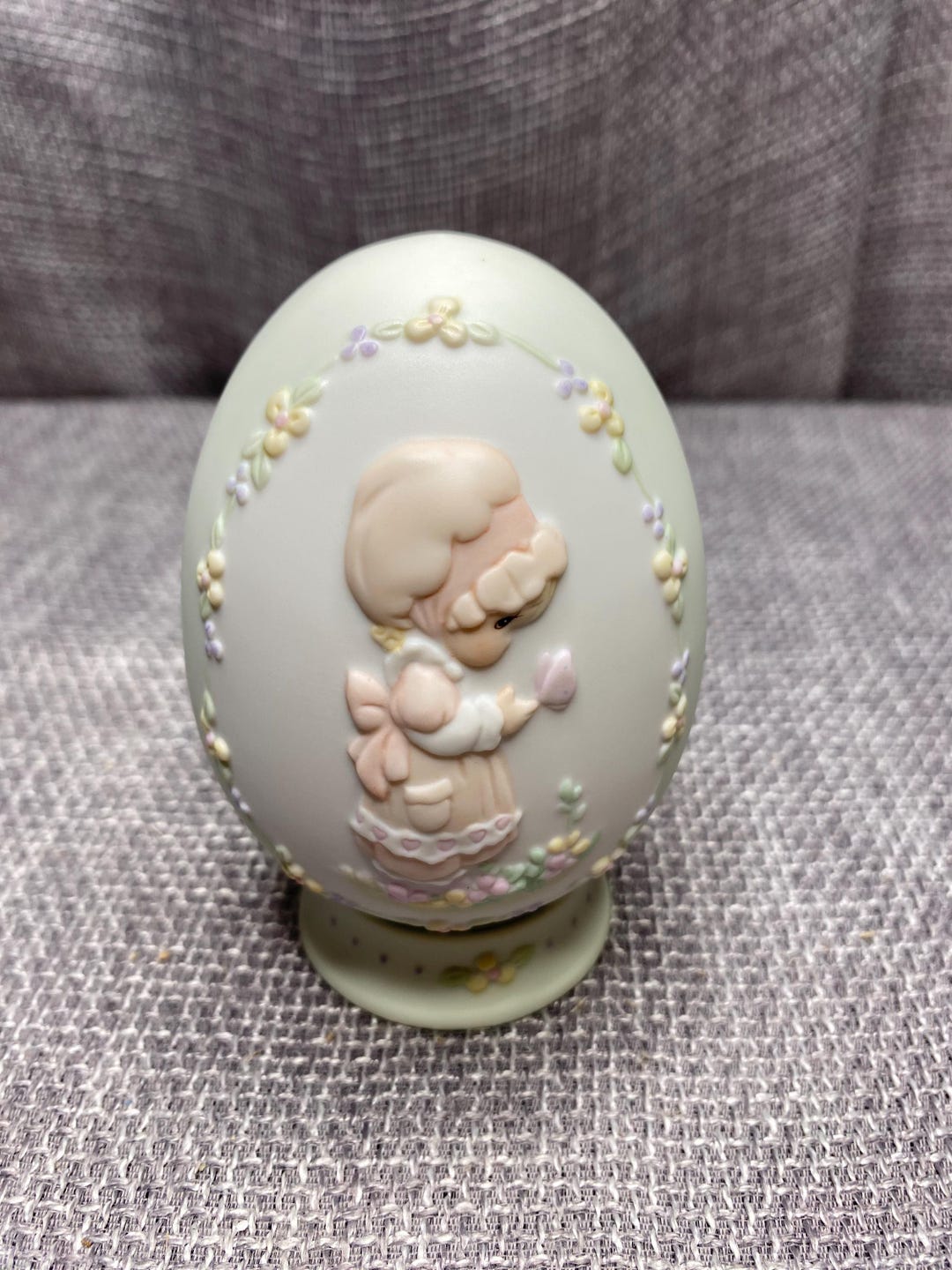 Vintage Precious Moments Figure *we Are God's Workmanship Egg- by ...