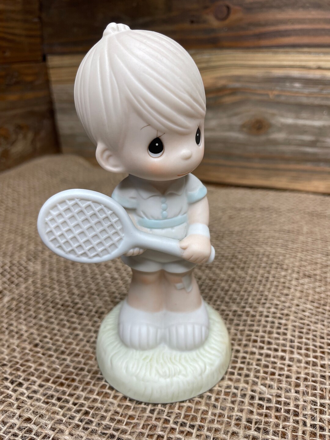 Vintage Precious Moments Figure *serving the Lord by Enesco (retired ...