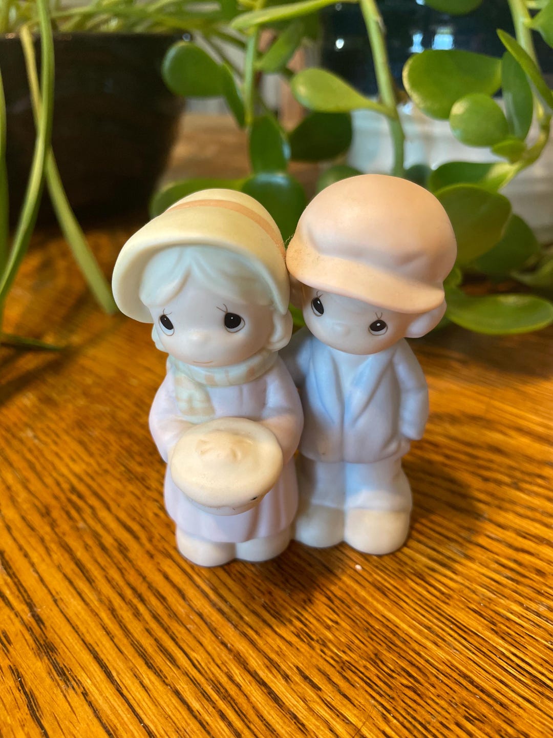 Vintage Precious Moments Figure *aunt Belluh & Uncle Sam Sugar Town by ...