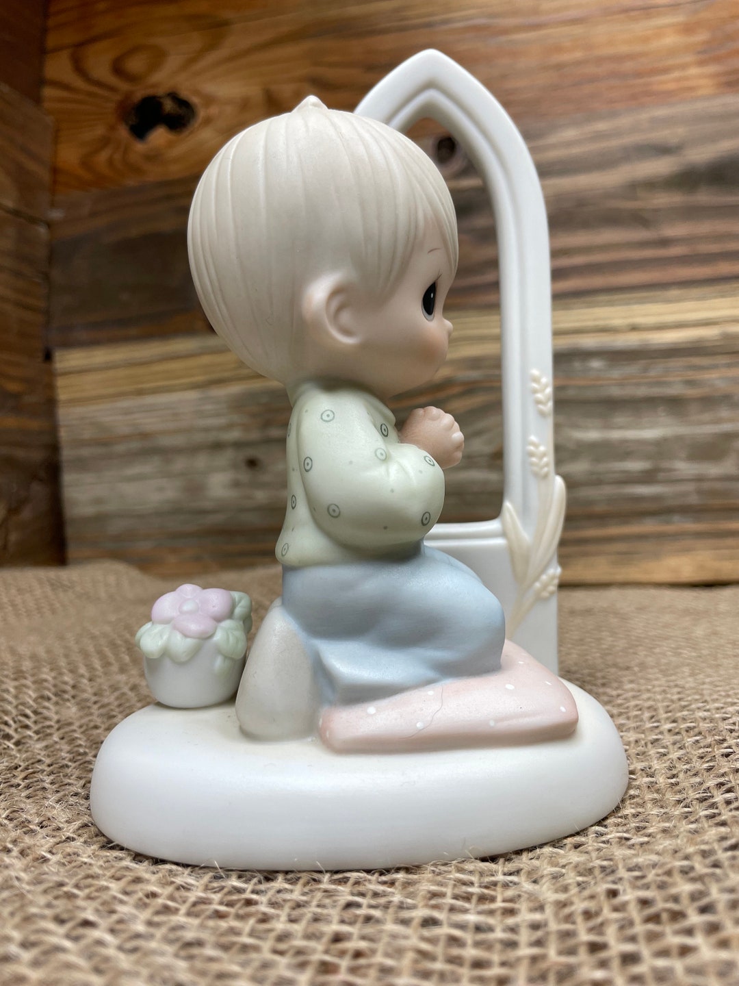 Vintage Precious Moments Figure *worship the Lord by Enesco (retired ...