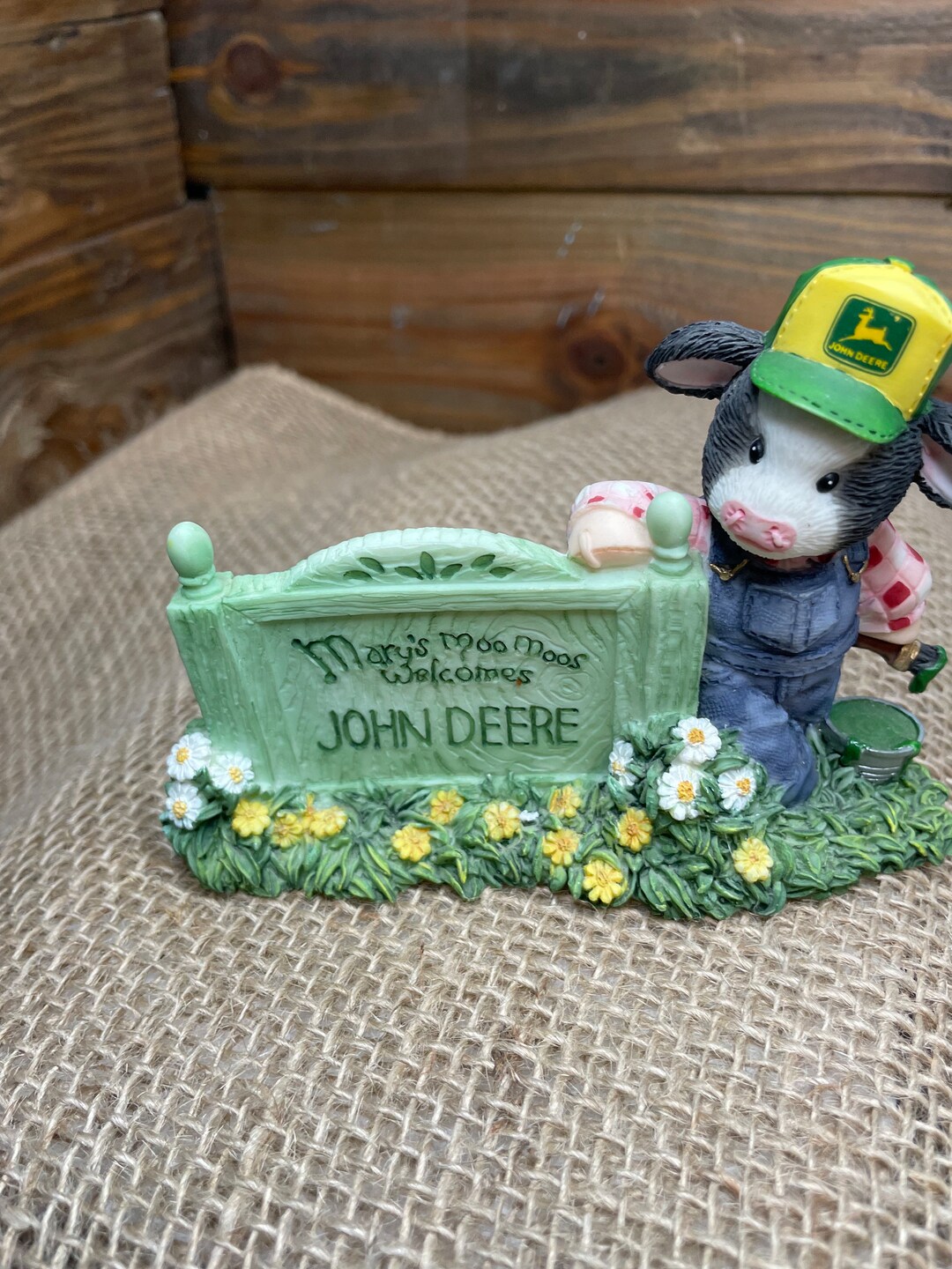 Mary Moo Moos - John Deere- " Welcome Sign" 1998 - Etsy
