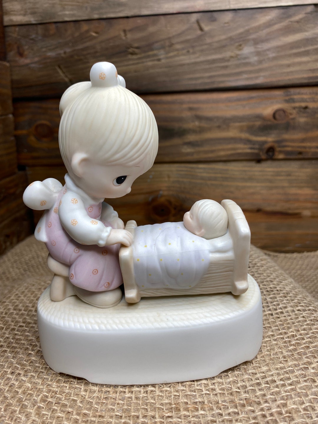 Vintage Precious Moments Figure * the Hand That Rocks the Future by ...